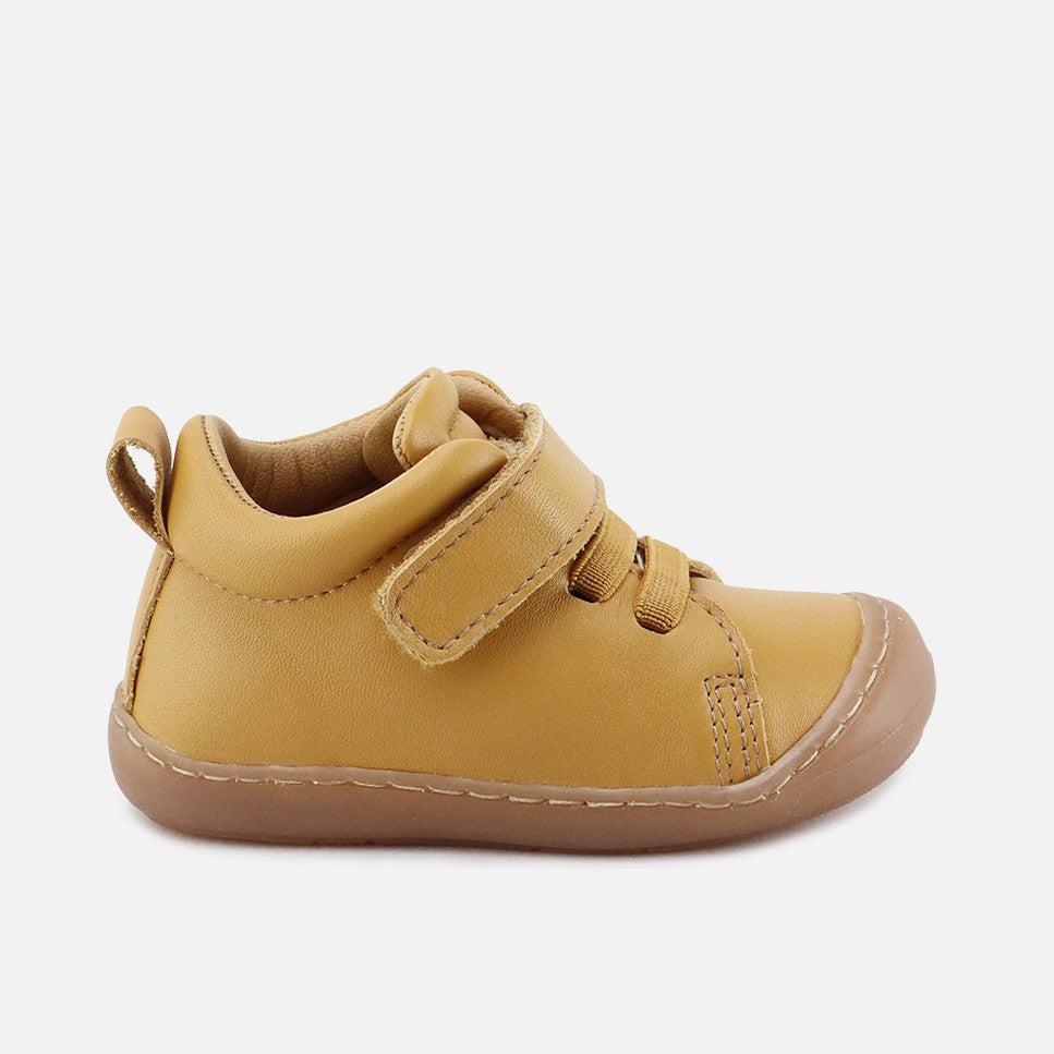 Titi Cucada Mustard Hook-and-Loop Bootie | Eli 1957 – Eli 1957 | Shoes ...
