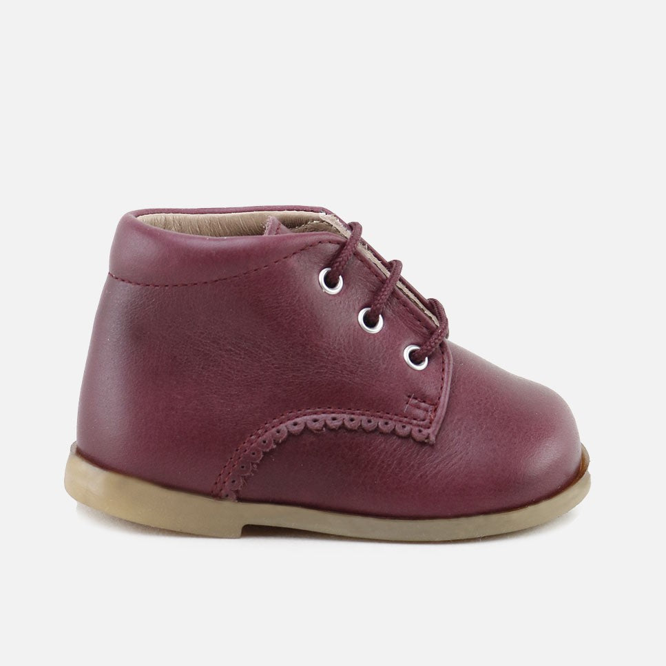 Cute Classic Burgundy First Steps Boots | Eli 1957 – Eli 1957 | Shoes ...