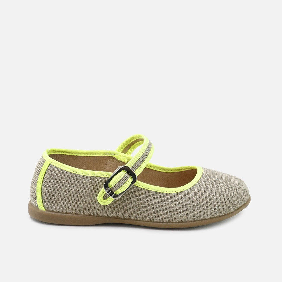Mary Janes Lino & Fluor Elibasic | Eli 1957 – Eli 1957 | Shoes from Spain